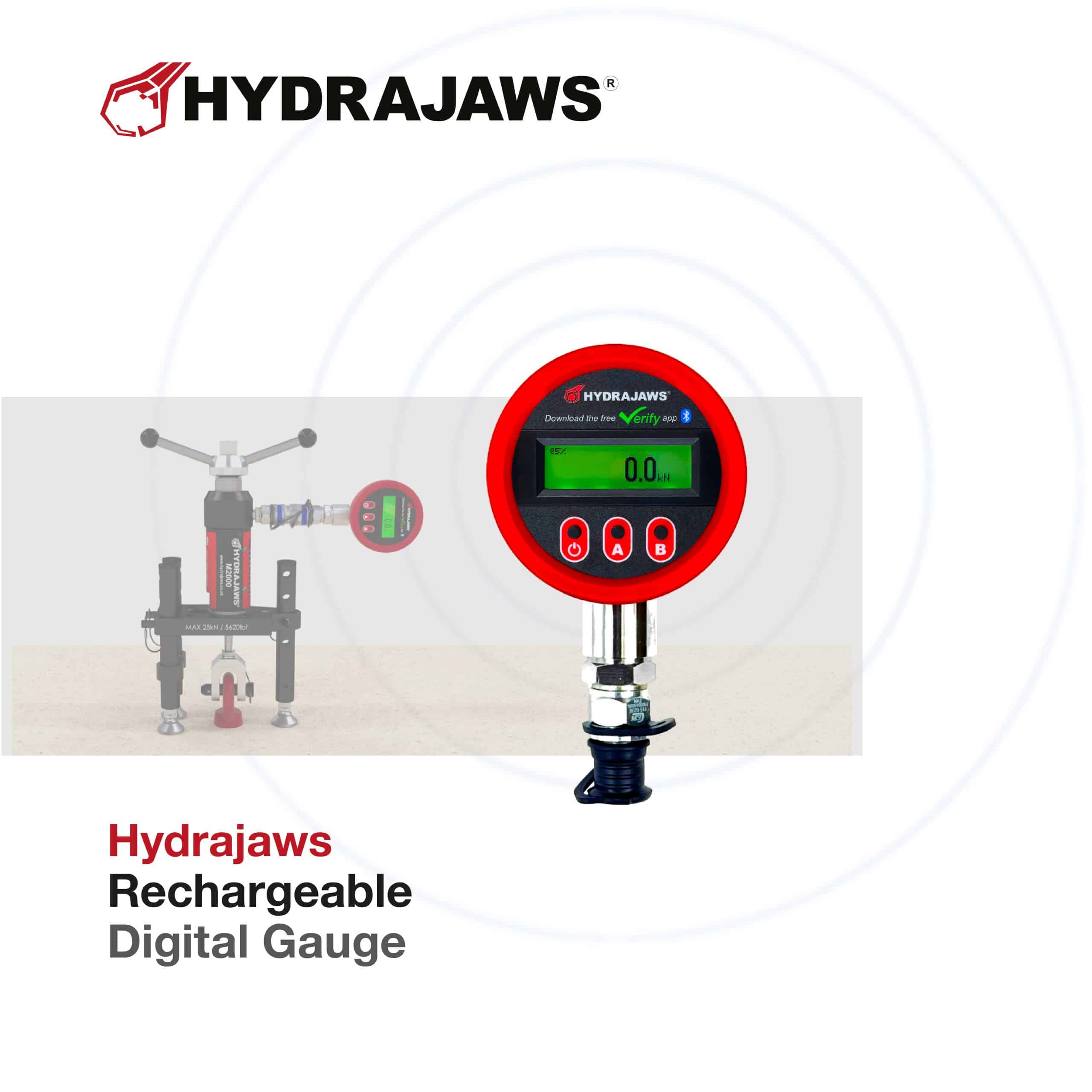 Hydrajaws Rechargeable Digital Gauge - Hopedwell